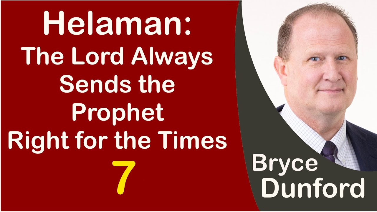 Bryce on The Lord Always Sends the Prophet Right for the Times - YouTube