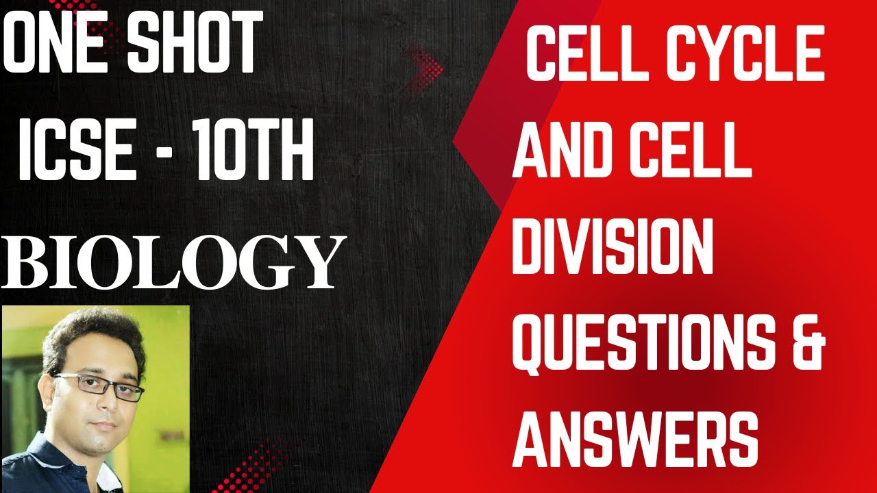 𝐁𝐈𝐎𝐋𝐎𝐆𝐘 Cell Cycle and Cell Division Questions and Answers One Shot ...