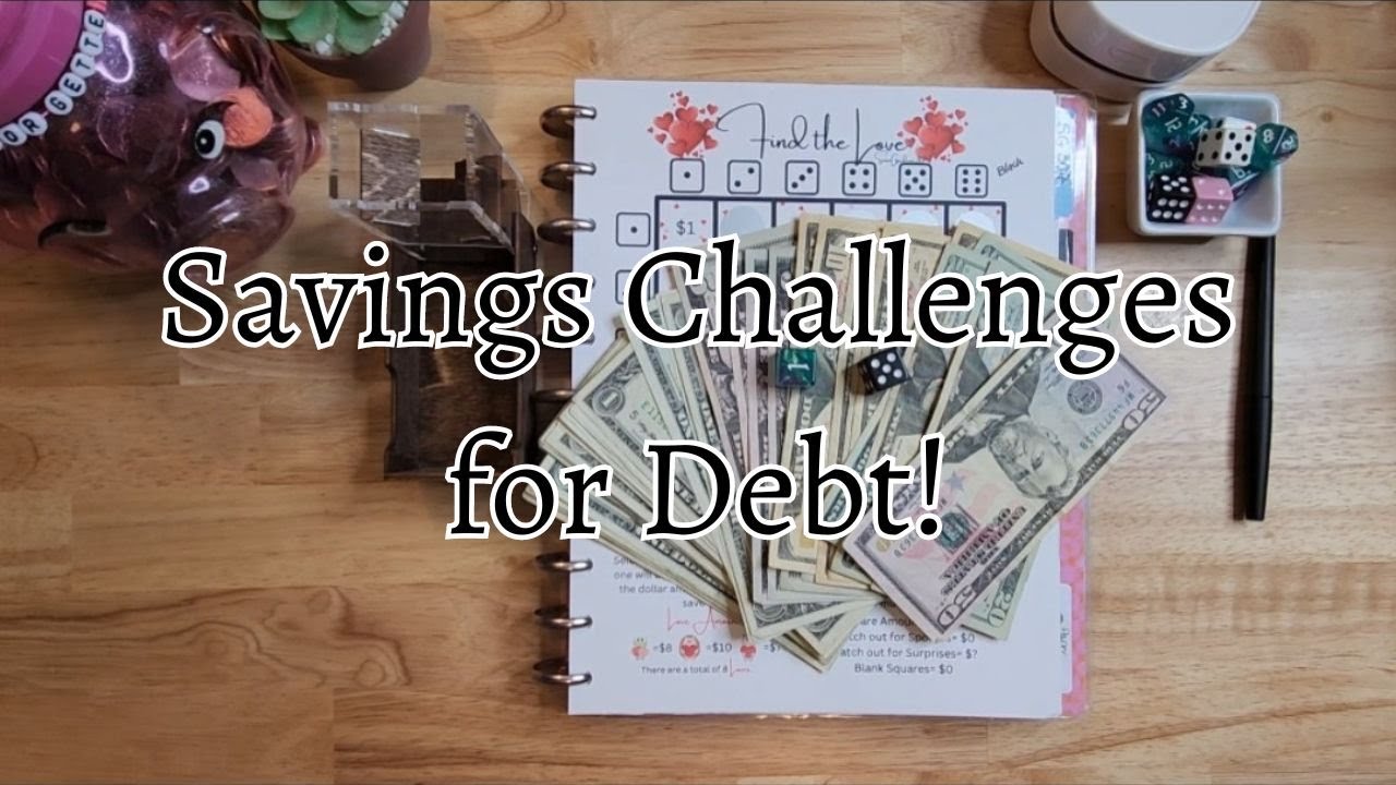 Paying off Debt with Savings Challenges • Financial Freedom - YouTube