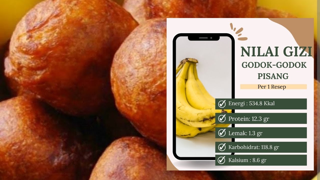 Cara membuat godok-godok pisang dan nilai gizi - YouTube