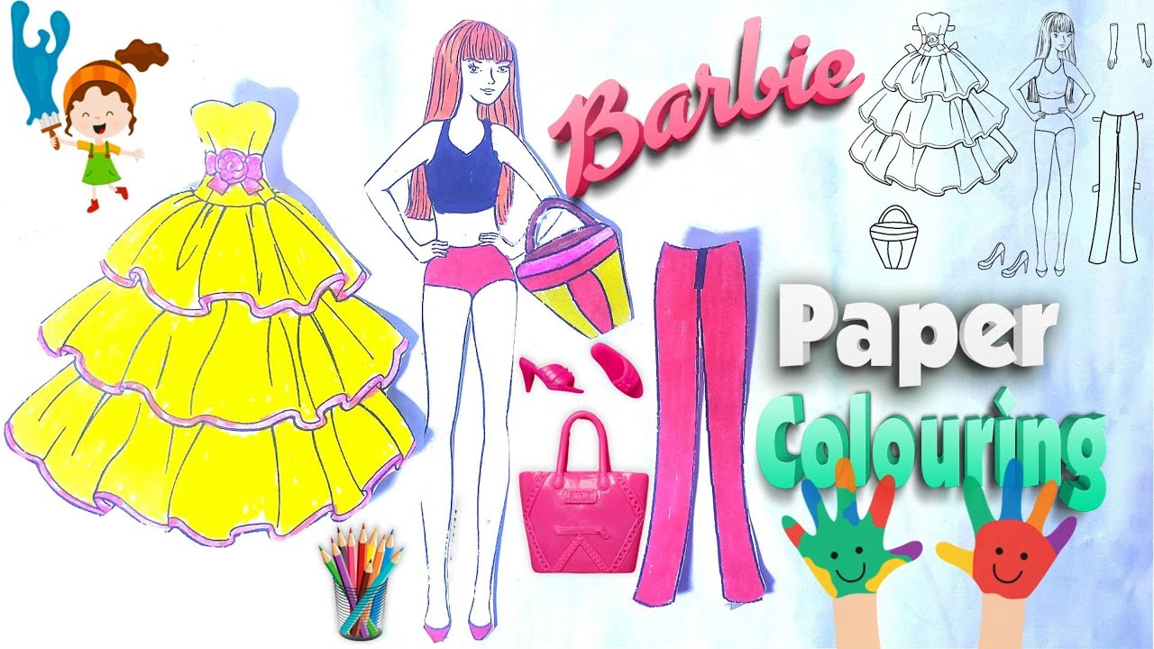 Discover the Art of Paper Doll Colouring: A Step-by-Step Guide for ...