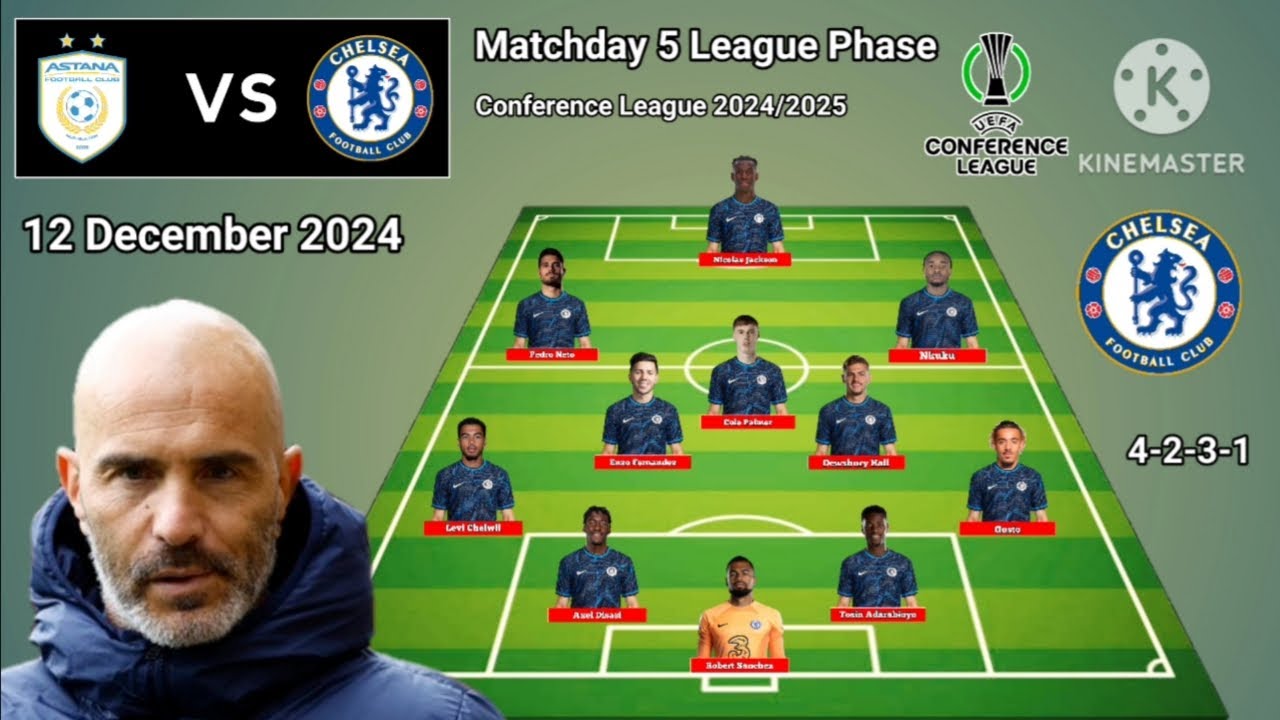 Astana vs Chelsea ~ Potential Line Up Chelsea Matchday 6 League Phase ...