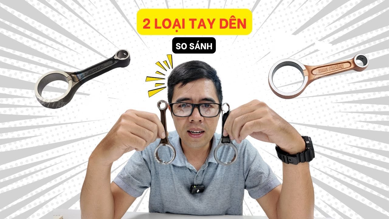 So sánh tay dên đen và tay dên vàng - YouTube