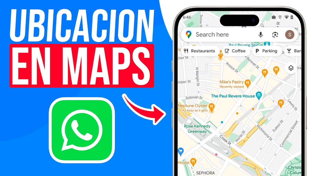 Como ABRIR UBICACION de Whatsapp en Google Maps (Guia Completa!) - YouTube