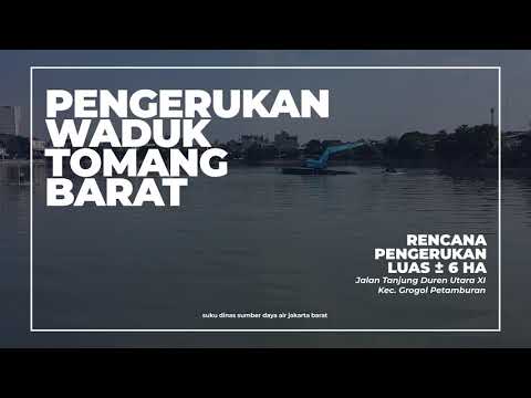 Pengerukan Waduk Tomang Barat 2020 - YouTube