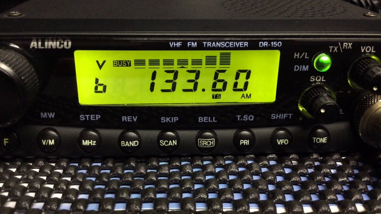 Alinco Dr-150 Airband Receive - YouTube