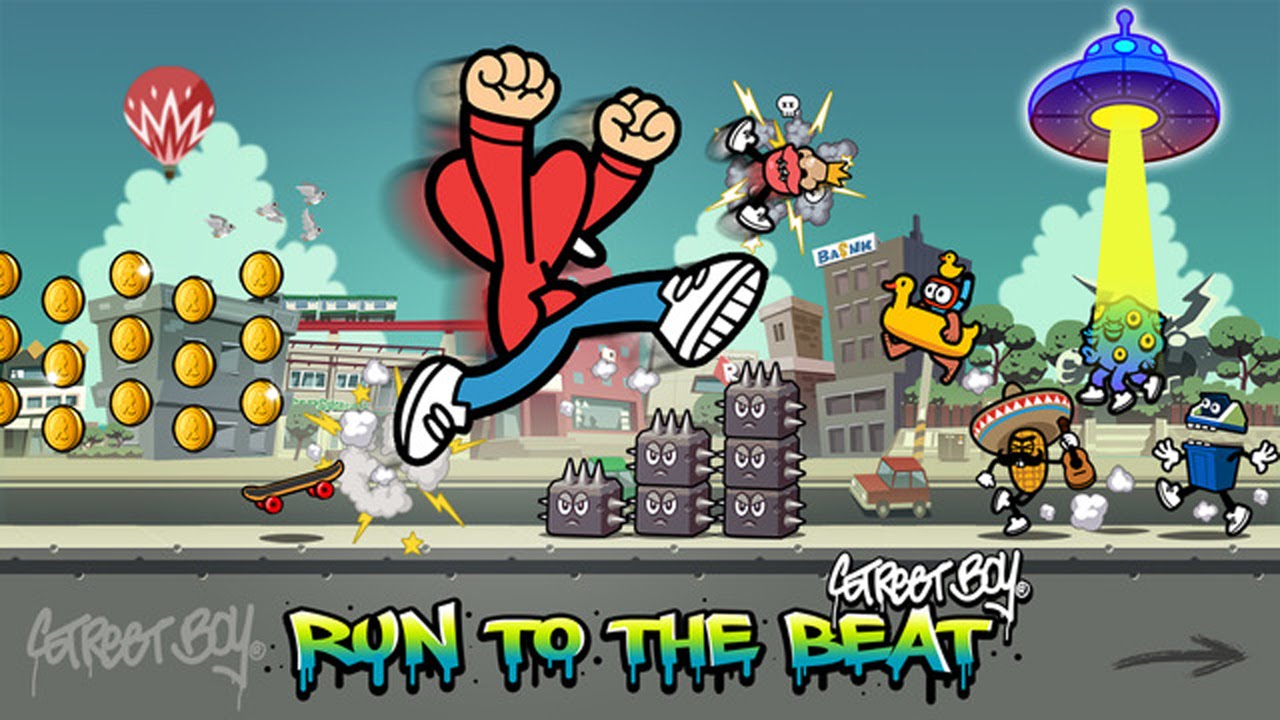Streetboy - Run to the Beat Gameplay IOS / Android - YouTube