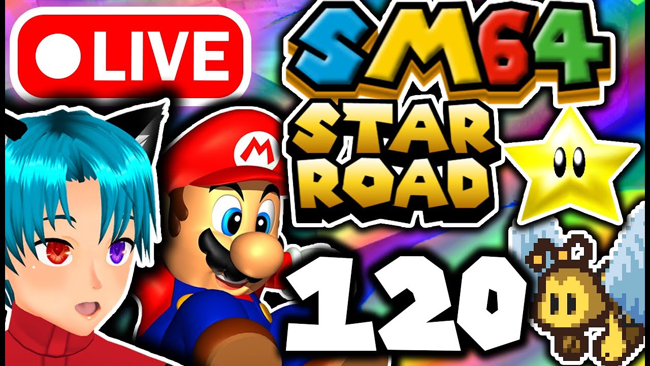 REACHING 120 STARS | Super Mario 64 Star Road LIVE [Dec 1, 2023] - YouTube