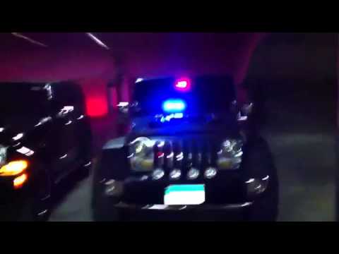 Jeep Wrangler pov lights at night 2 - YouTube