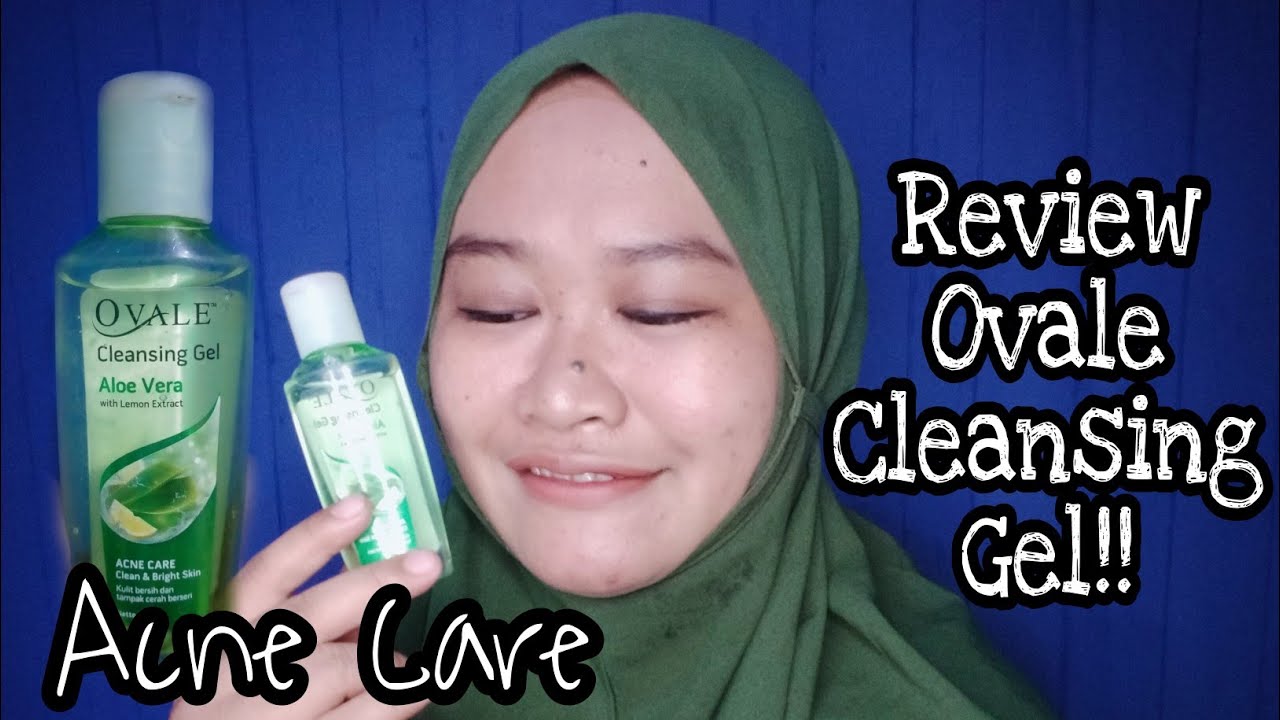 REVIEW OVALE CLEANSING GEL ALOE VERA WITH LEMON EXTRACT - YouTube