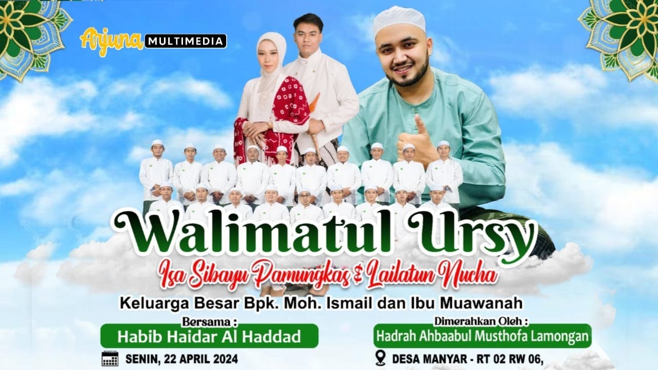 LIVE SHOLAWAT BERSAMA HABIB HAIDAR AL HADDADDALAM RANGKA PERNIKAHAN ISA ...