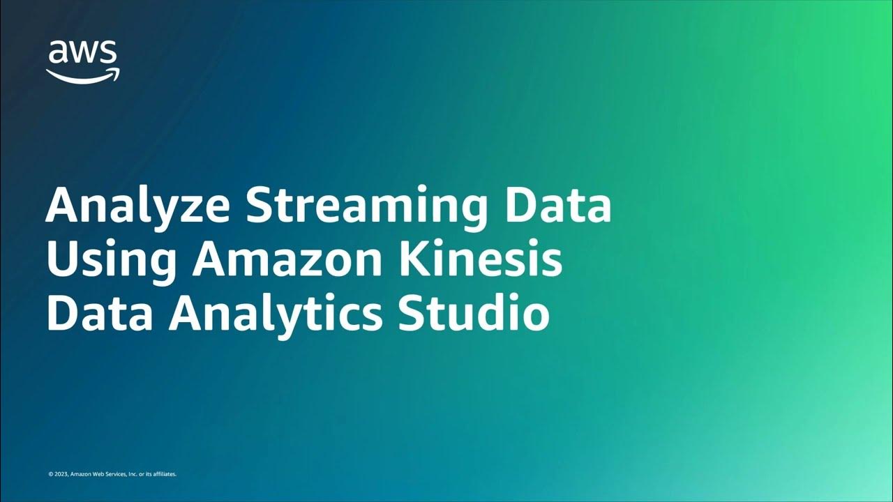 Analyze Streaming Data Using Amazon Kinesis Data Analytics Studio ...