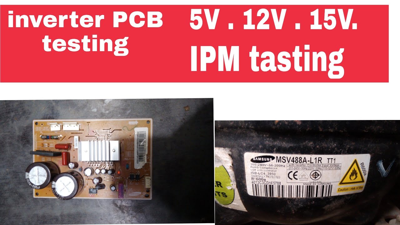 how to check inverter refrigerant PCB testing and bolt measurement ...