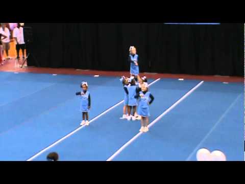 Cleveland Pop Warner Tiny Mite Cheerleaders - YouTube
