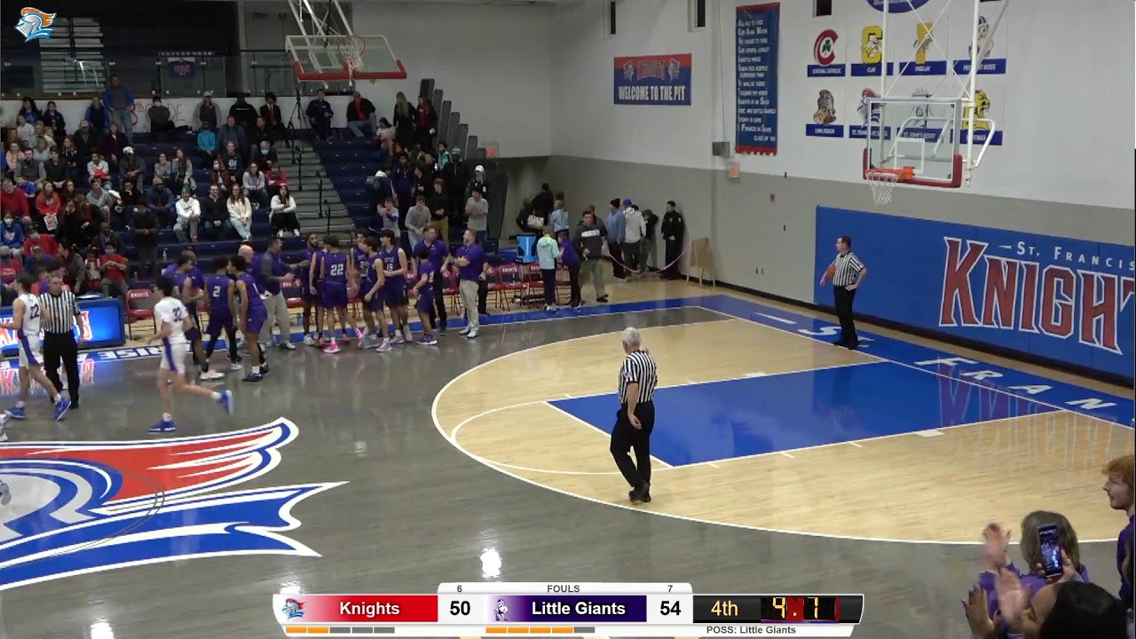 SFS Knights vs Fremont Ross Little Giants - Varsity Basketball - YouTube