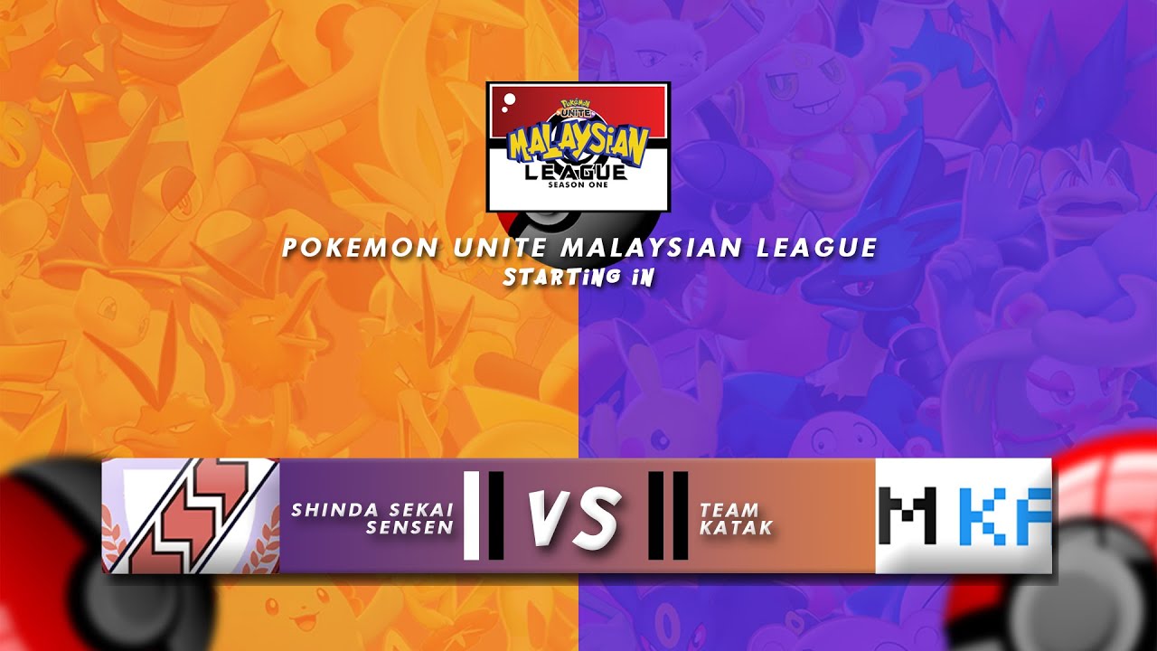 Shinda Sekai Sensen VS Team Katak [ Pokemon Unite Malaysian League ...