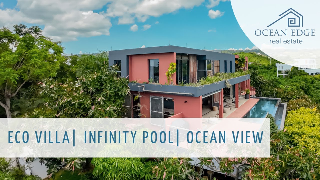 6-Bedroom Eco Villa with Infinity Pool & Ocean Views | Las Terrenas ...