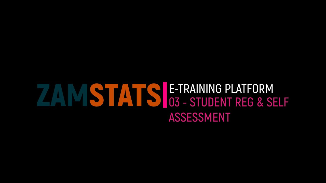 03 - ZamStats E-Training Platform: Student Registration and Self ...