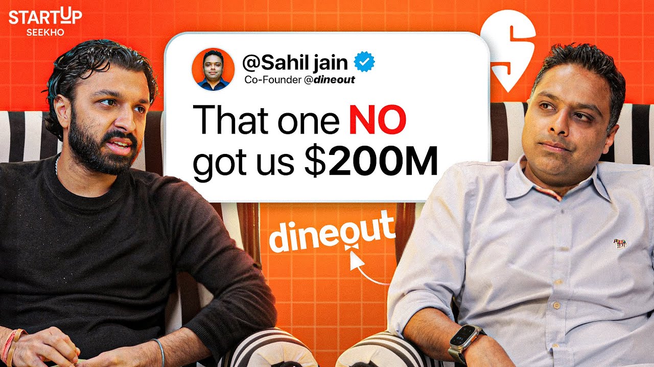 How to Compete with Zomato & Win | Dineout’s Startup Playbook | Sahil Jain | SS006 - YouTube