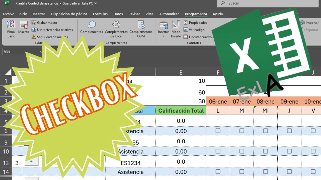 ️ Cómo Usar Check Box en Excel para Controlar Tus Datos y Automatizar ...