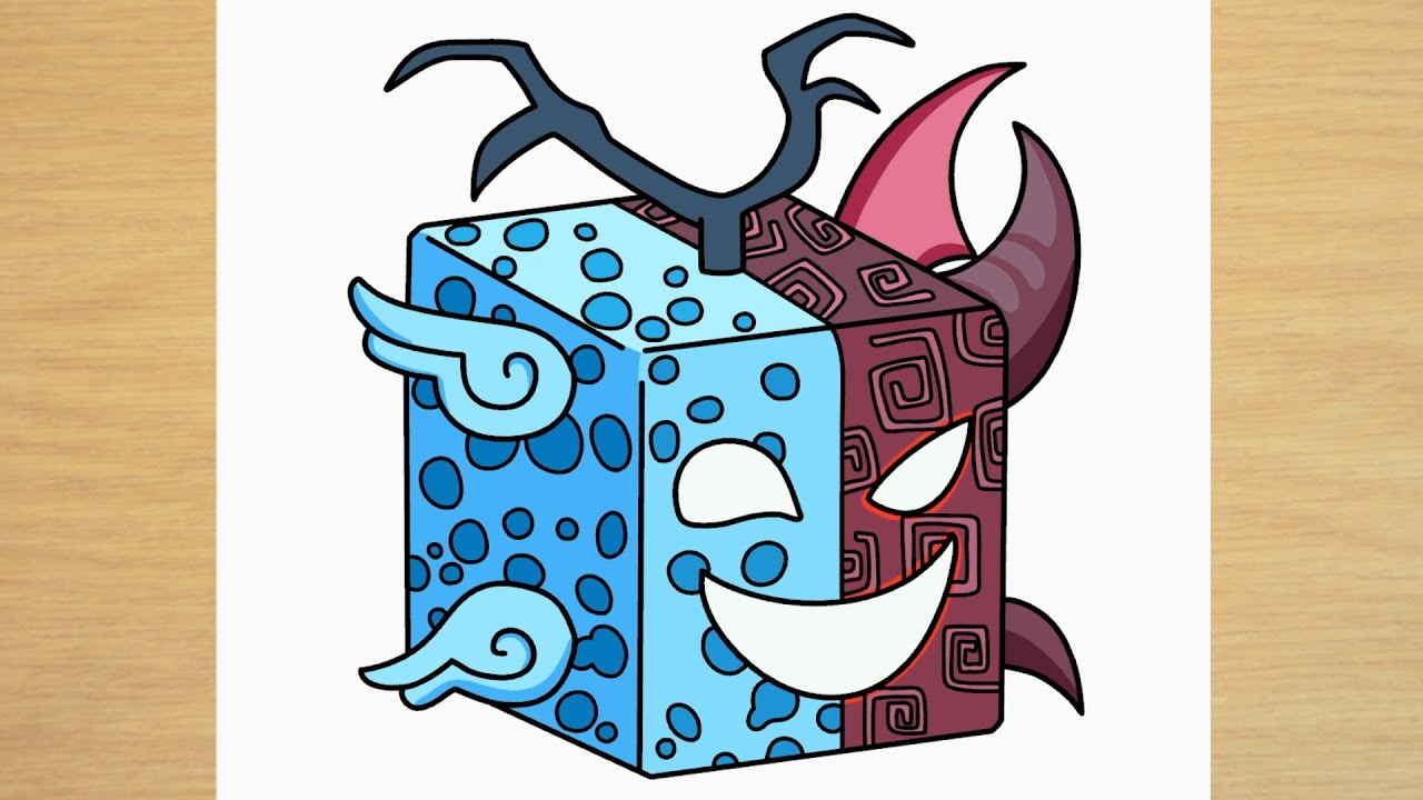 How to draw SPIRIT fruit - Blox Fruits - YouTube