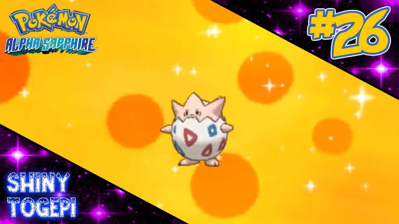 [LIVE] Shiny Togepi in Alpha Sapphire after 1046 Egg Hatches! - YouTube