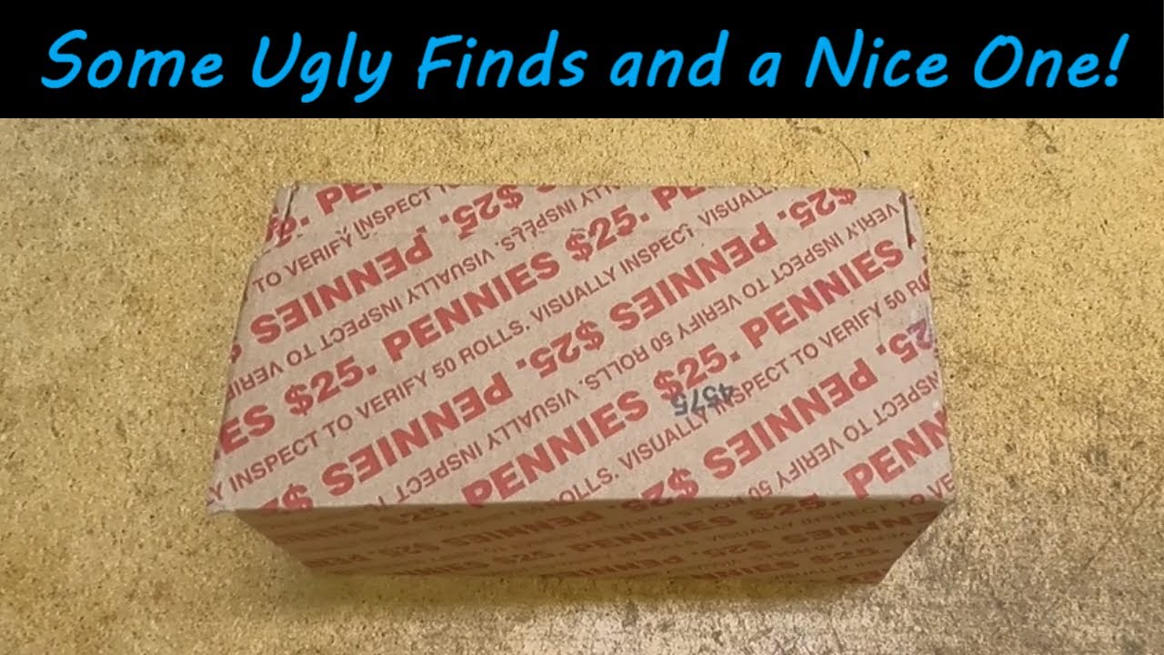 Coin Roll Hunting a Penny Box - Looking for Wheat Cents - Ugly Finds ...