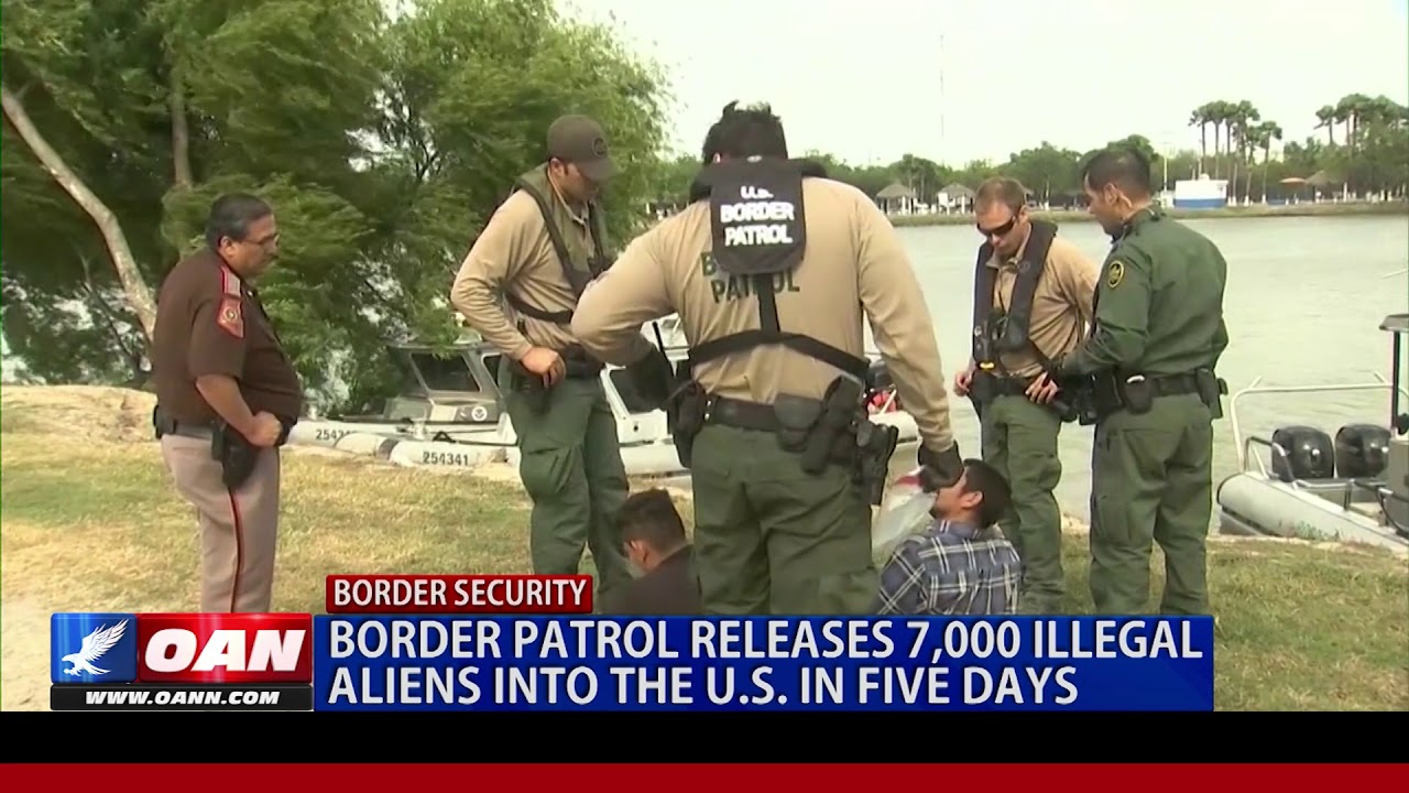 Border Patrol releases 7K illegal aliens into the U.S. in 5 days - YouTube