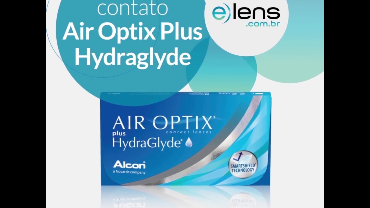 Lentes de Contato Air Optix Plus Hydraglyde - e-lens - YouTube