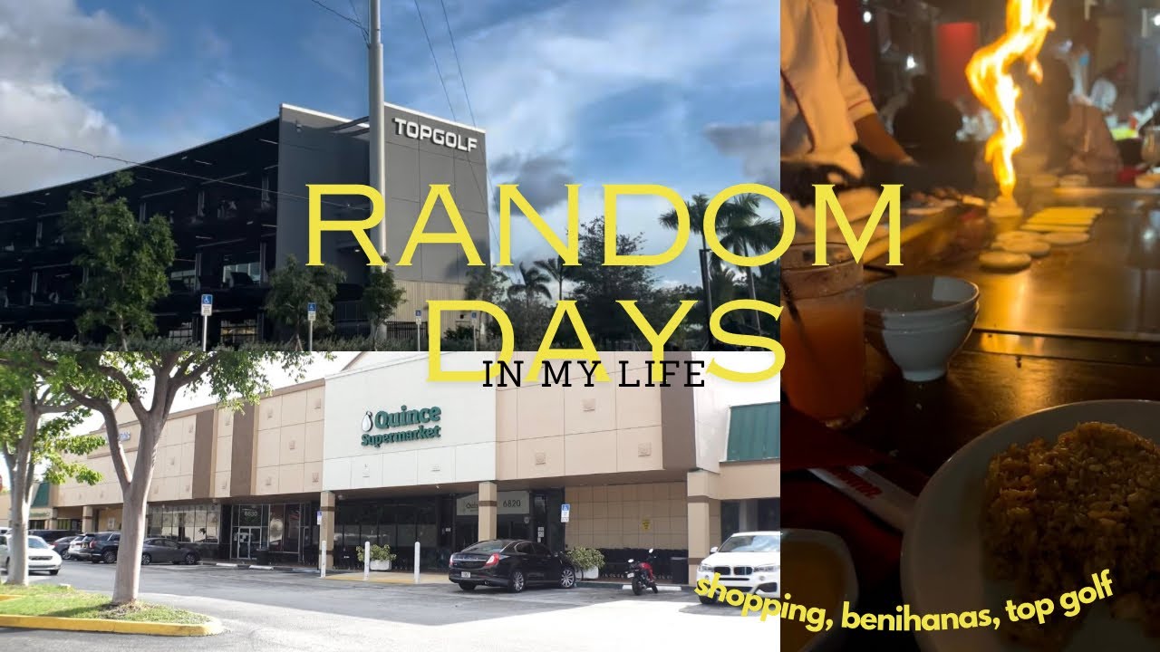 a random VLOG | grocery shopping, benihanas, top golf, errands… - YouTube