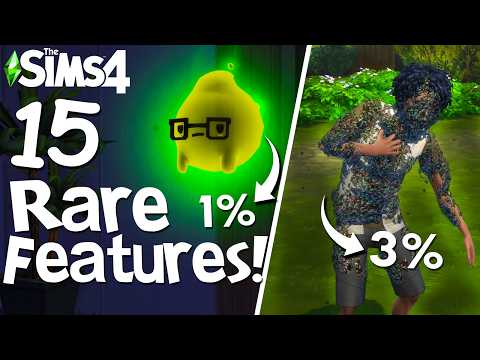 The Sims 4: 15 RARE Features You Might Never See!
