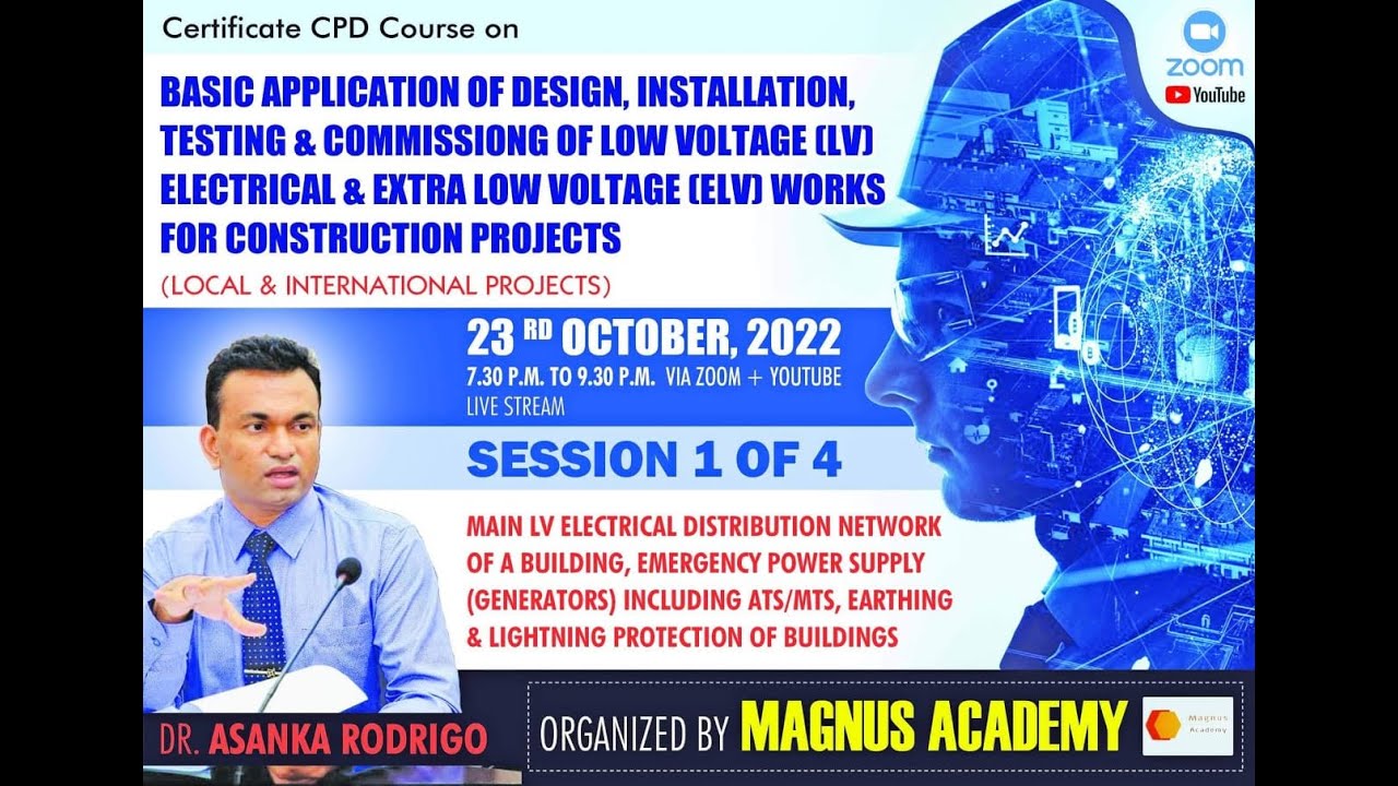 01-Main LV Electrical Distribution Network of a Building, Emergency ...