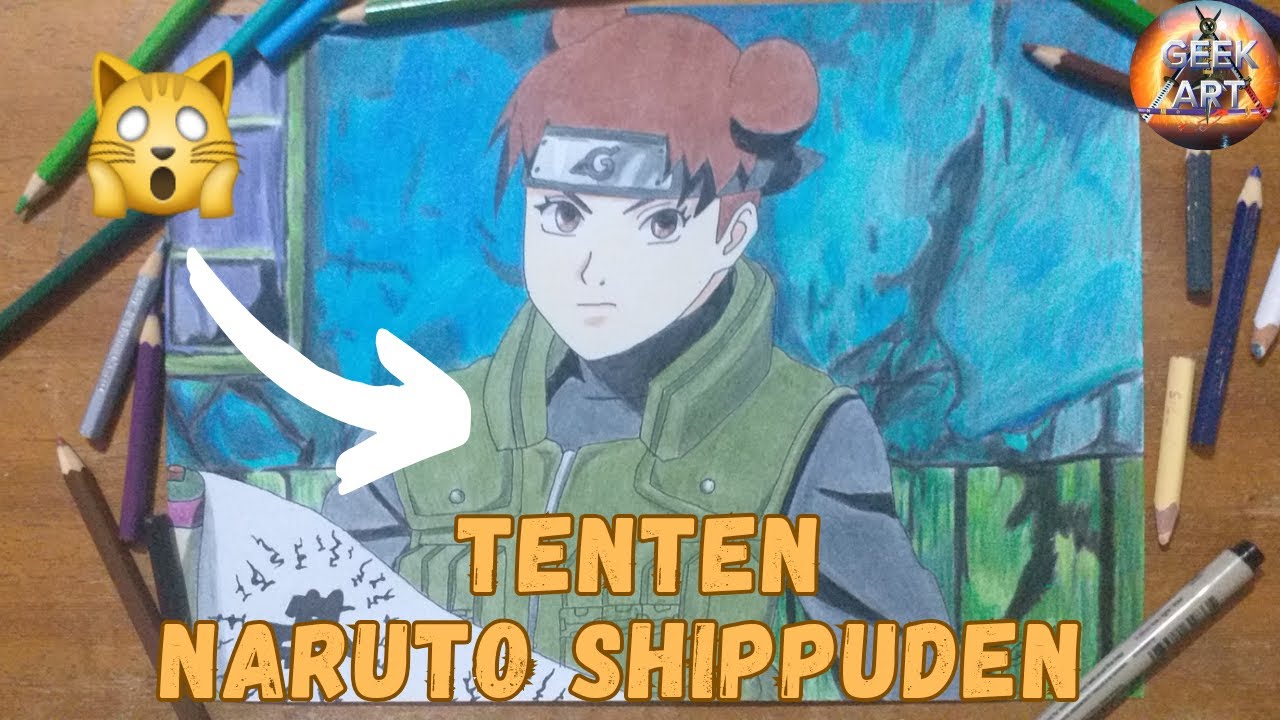 DRAWING | TENTEN (Naruto Shippuden) - YouTube