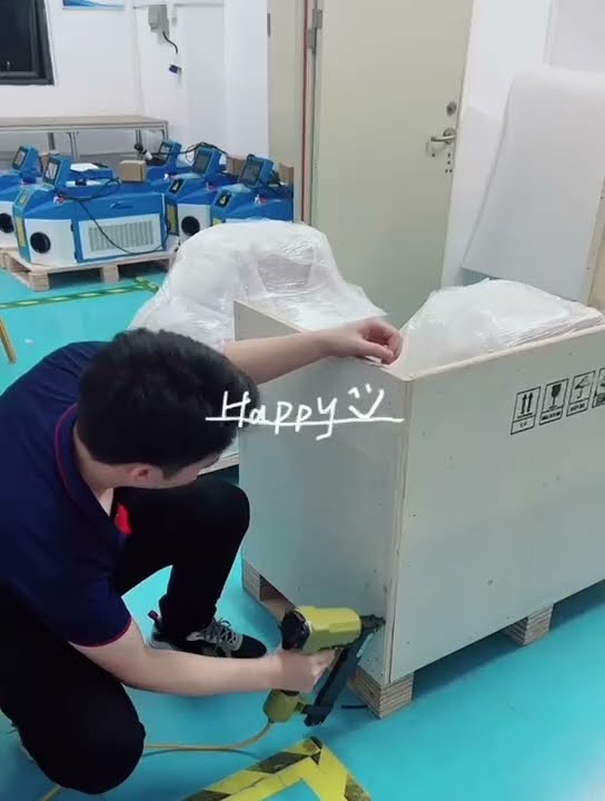 200w 100j desktop laser Jewellery welder pack - YouTube