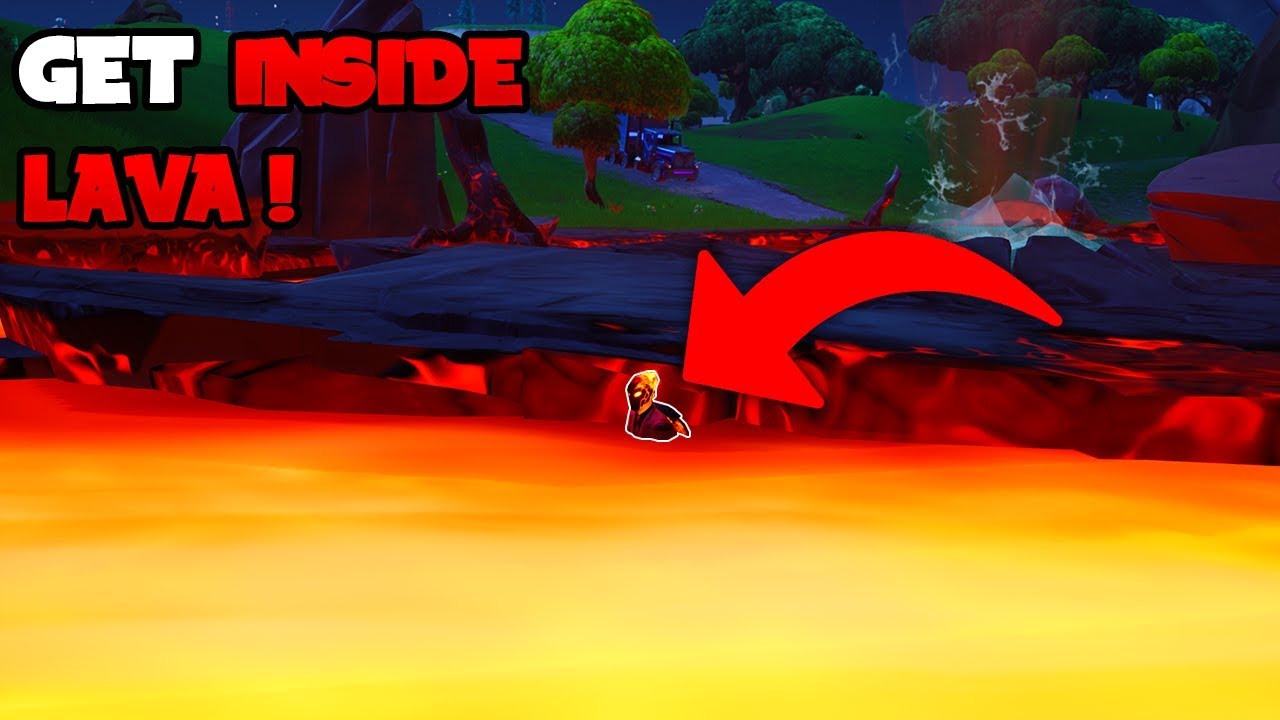 Fortnite | How To Get Inside Lava (Specific Location) - YouTube