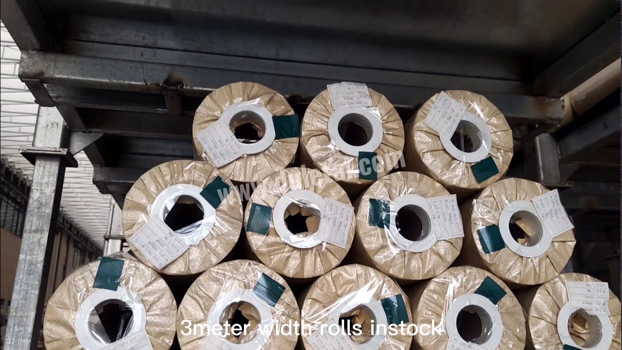 PVC tarpaulin stocklot - YouTube