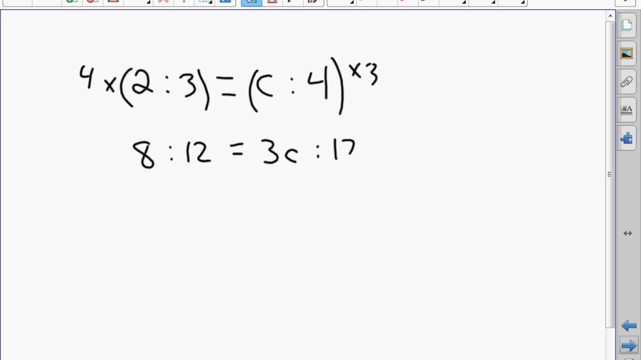 Solving Problems with 3 term Ratios - YouTube