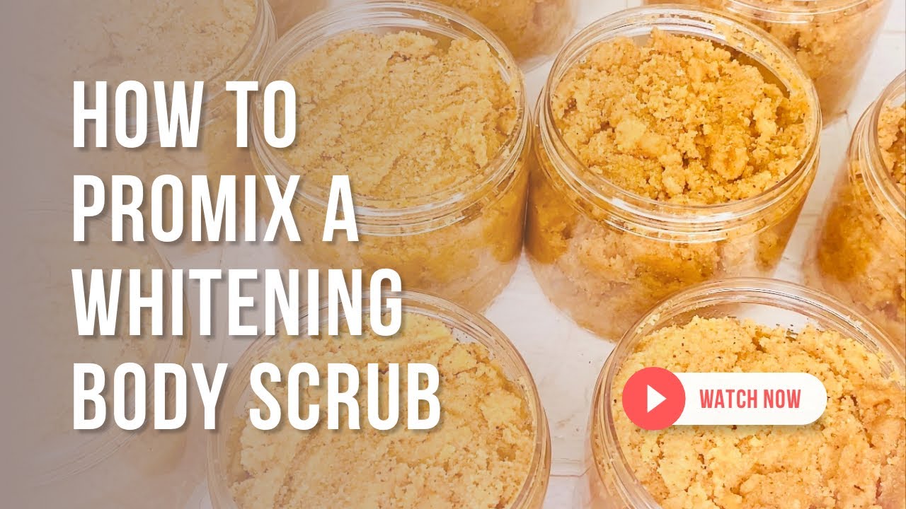 How To Make Whitening Body Scrub | 100% FLAWLESS SKIN - YouTube