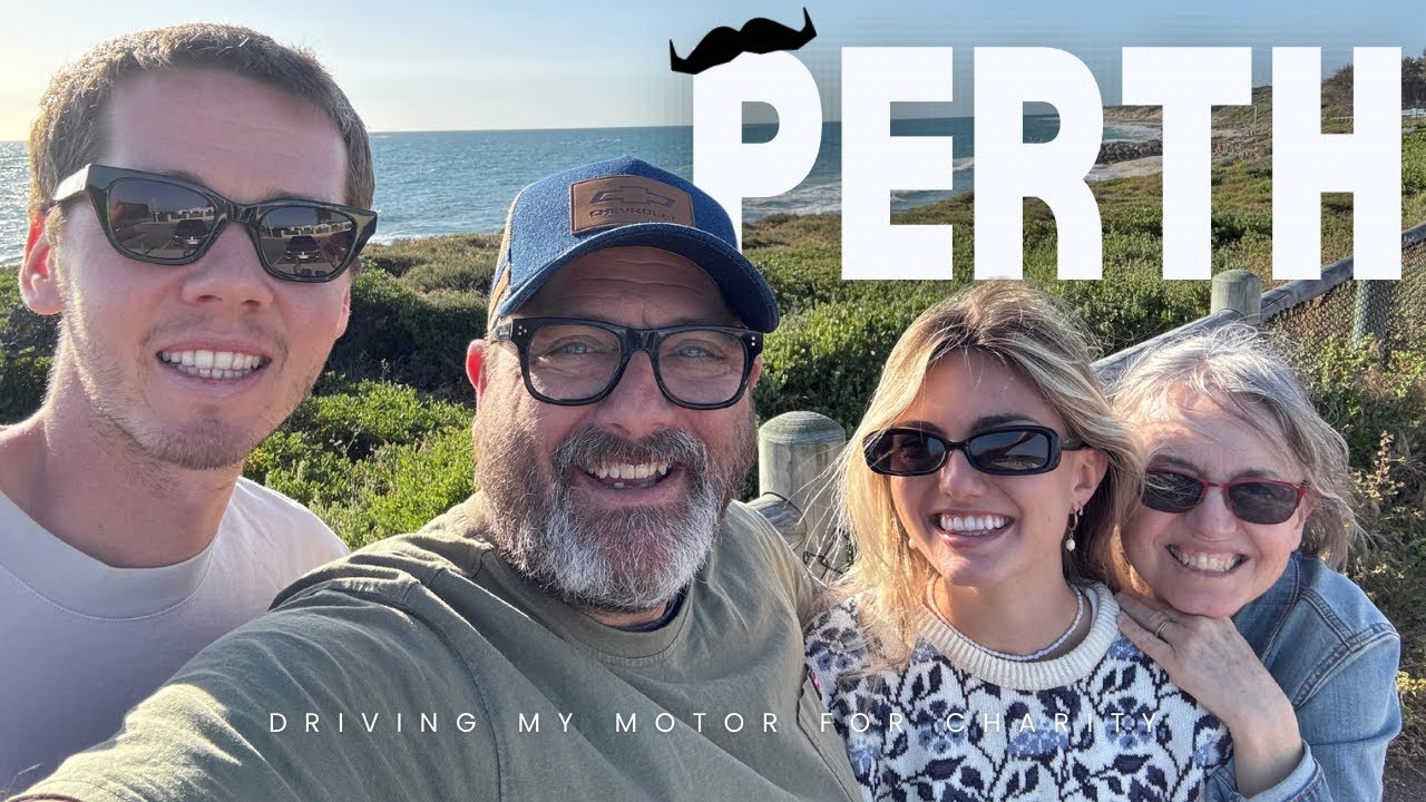 DAY ONE IN PERTH - raising money for Movember - YouTube