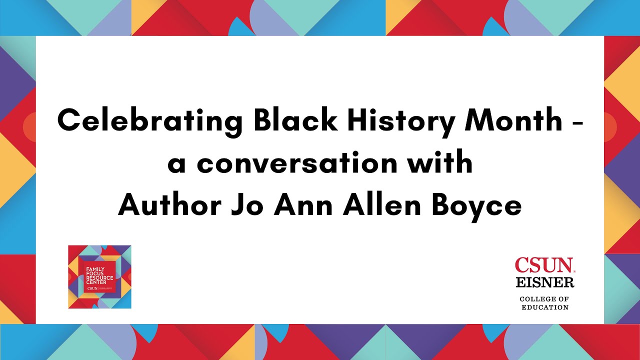 Celebrating Black History Month - a conversation with Author Jo Ann ...