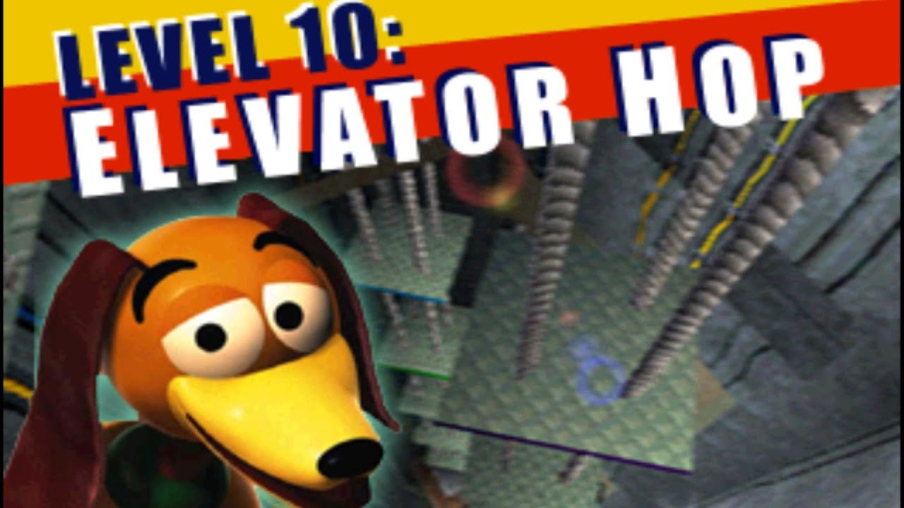TOY STORY 2 | PS1 | HD | GAMEPLAY | PART 10 - LEVEL 10 ELEVATOR HOP ...
