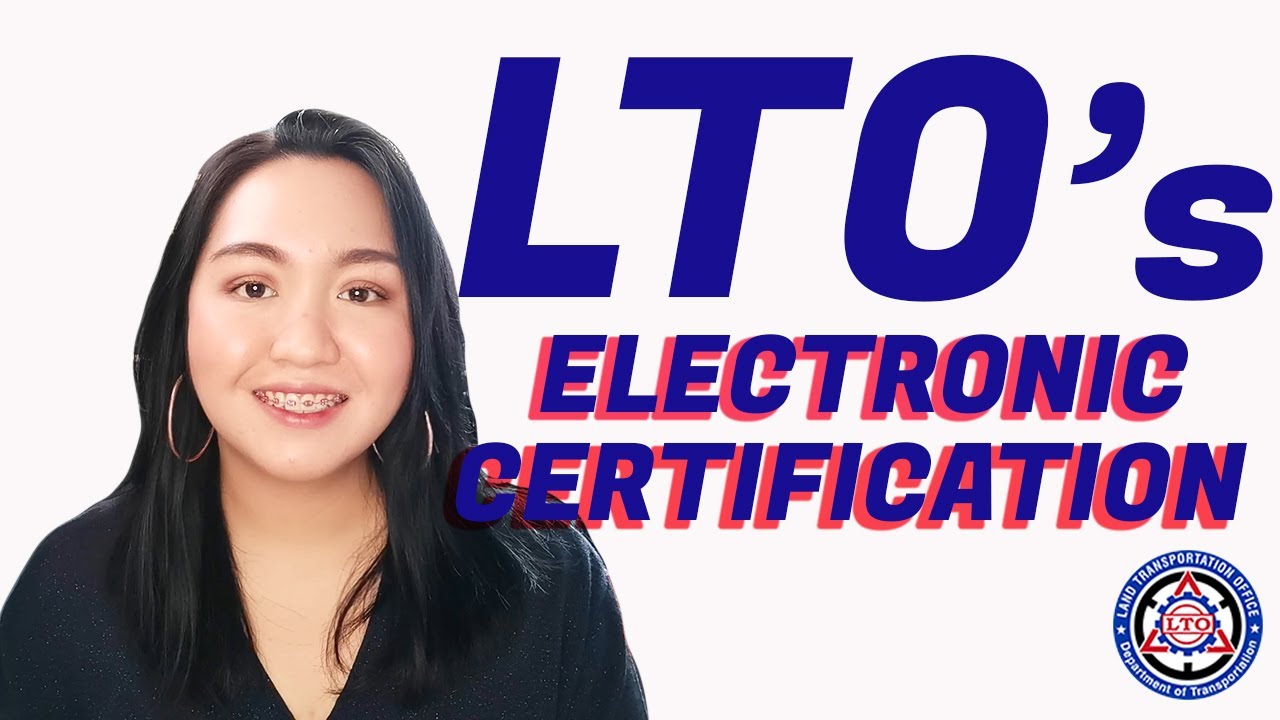 LTO'S CERTIFICATION SYSTEM 2020 for LICENSES |LTO - PHILIPPINES| - YouTube