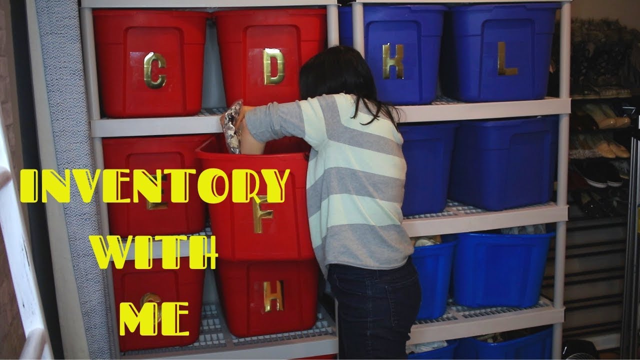 My Reseller Inventory Storage System - YouTube