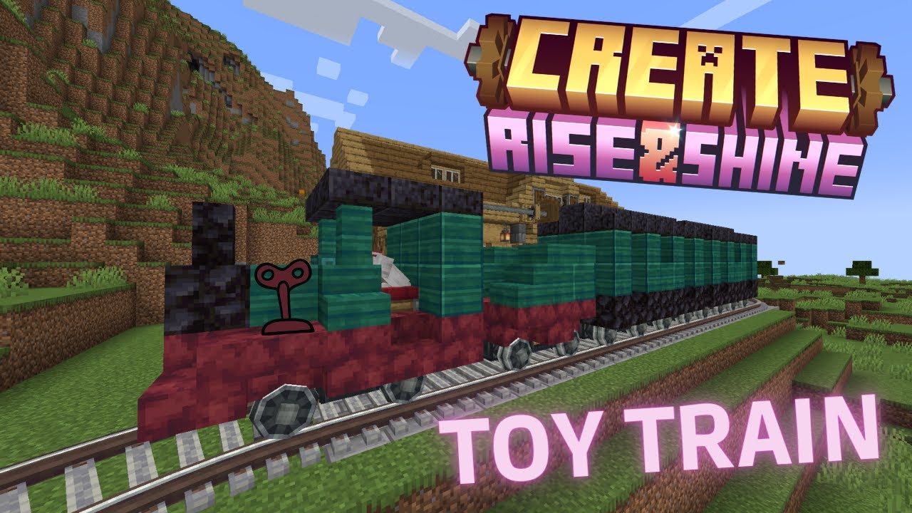 TOY TRAIN (minecraft create mod) - YouTube