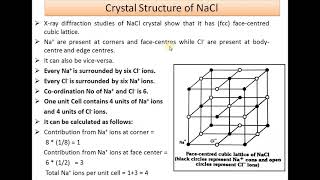 Lecture on Powder Method Structure of NaCl KCl CsCl. | Doovi