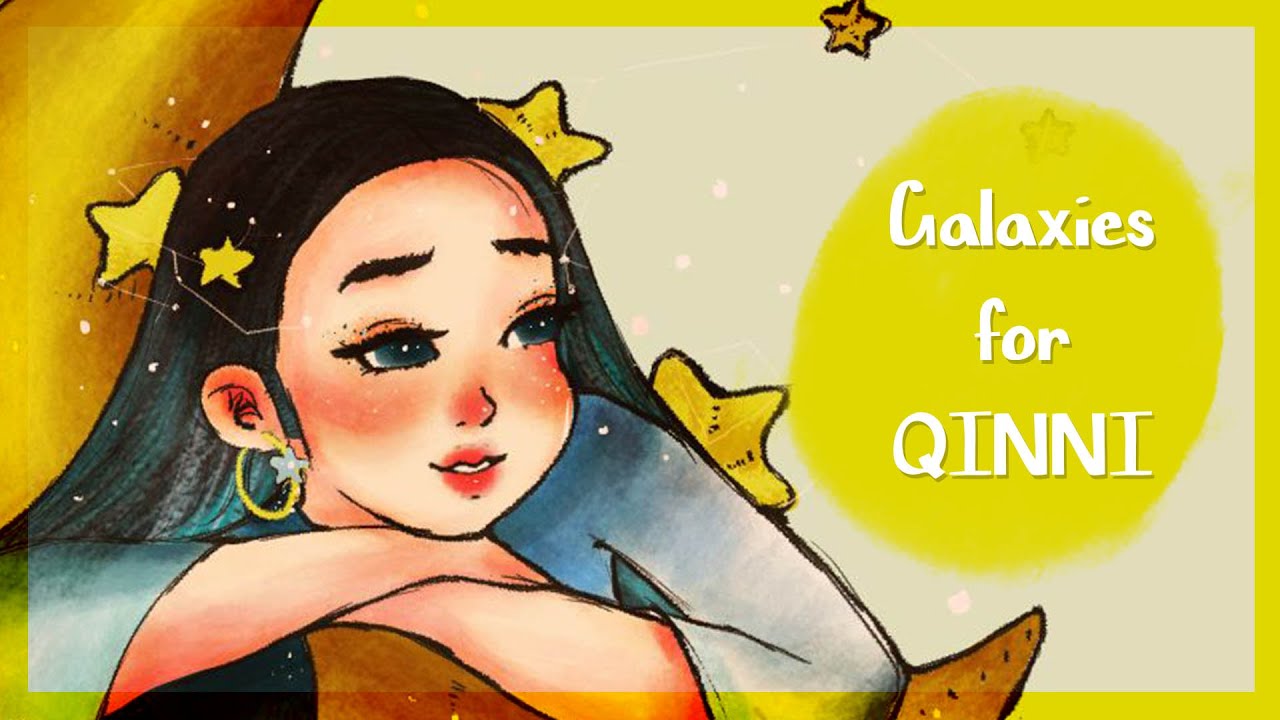 SEEDYPAINTS | Krita Stars Digital Art Process - YouTube