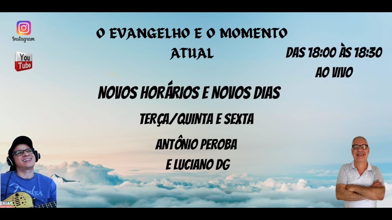 Evangelho e o momento atual - YouTube