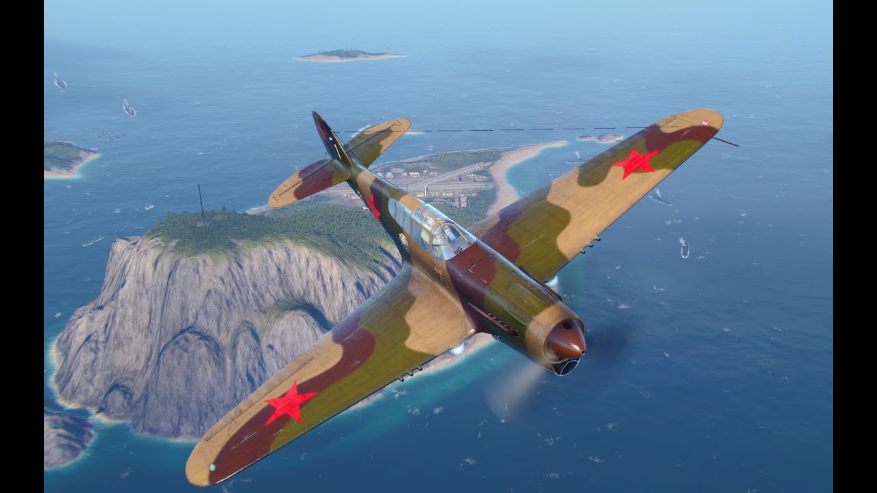 World of Warplanes Curtiss P-40 M-105 gameplay - YouTube