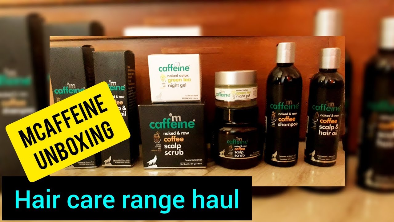 mcaffeine Unboxing Complete hair care range | scalp scrub | hair oil ...