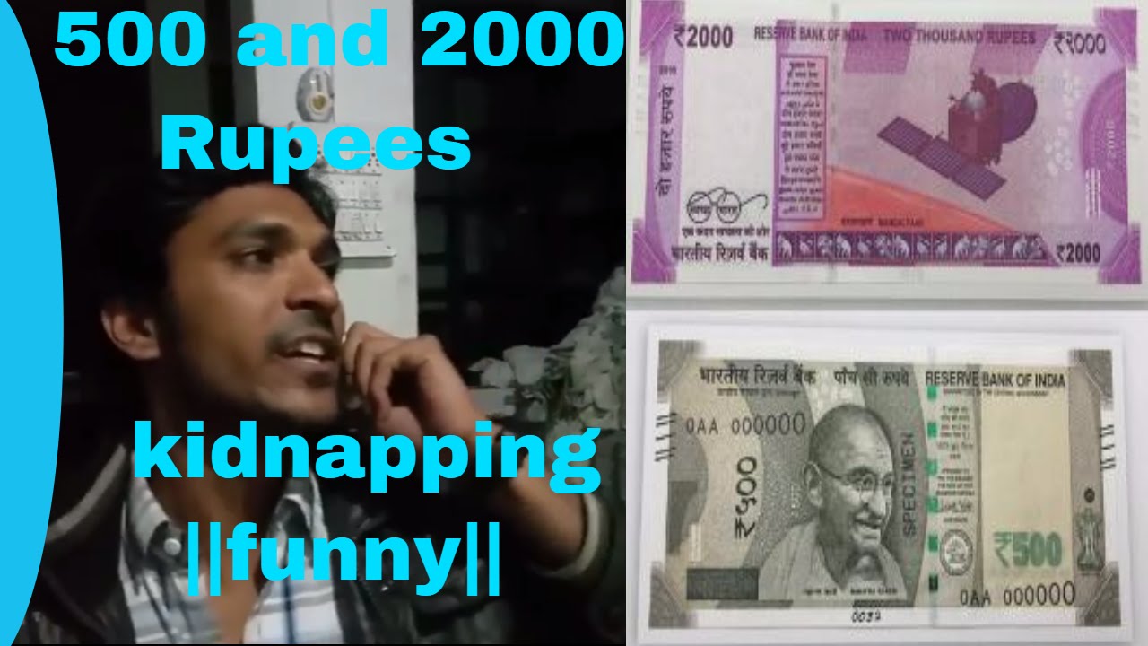 500 and 1000 note joke | kidnapping | demonetization | PKS | - YouTube
